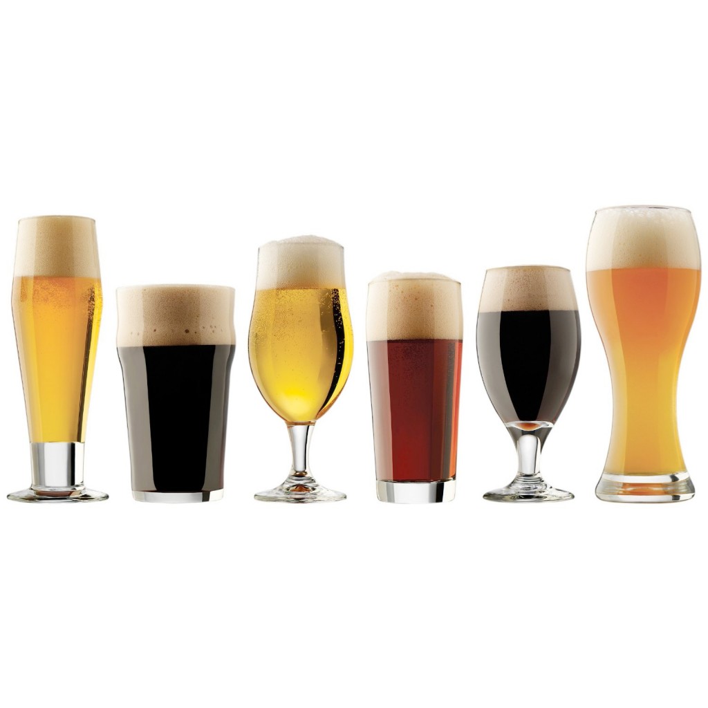 Craft Brew Sampler Clear Beer Glass Set | Gift Ideas 2021 | Cool Gifts